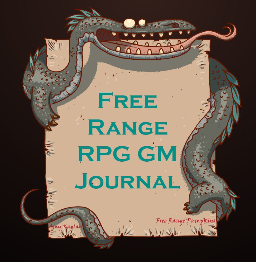 Free Range RPG GM Journal - by Amy N Kaplan | Misfit Pages
